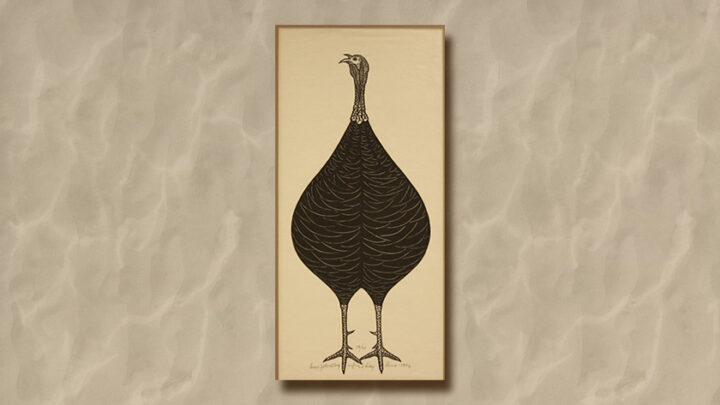A View from the Vault: Jacques Hnizdovsky’s Linocut ‘Turkey’ – News