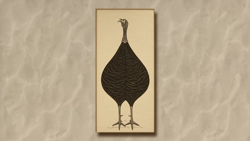 A View from the Vault: Jacques Hnizdovsky’s Linocut ‘Turkey’ – News