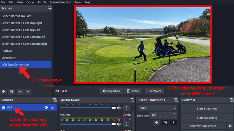 Digitizing VHS Tapes Using Open Broadcast Software (OBS) – News