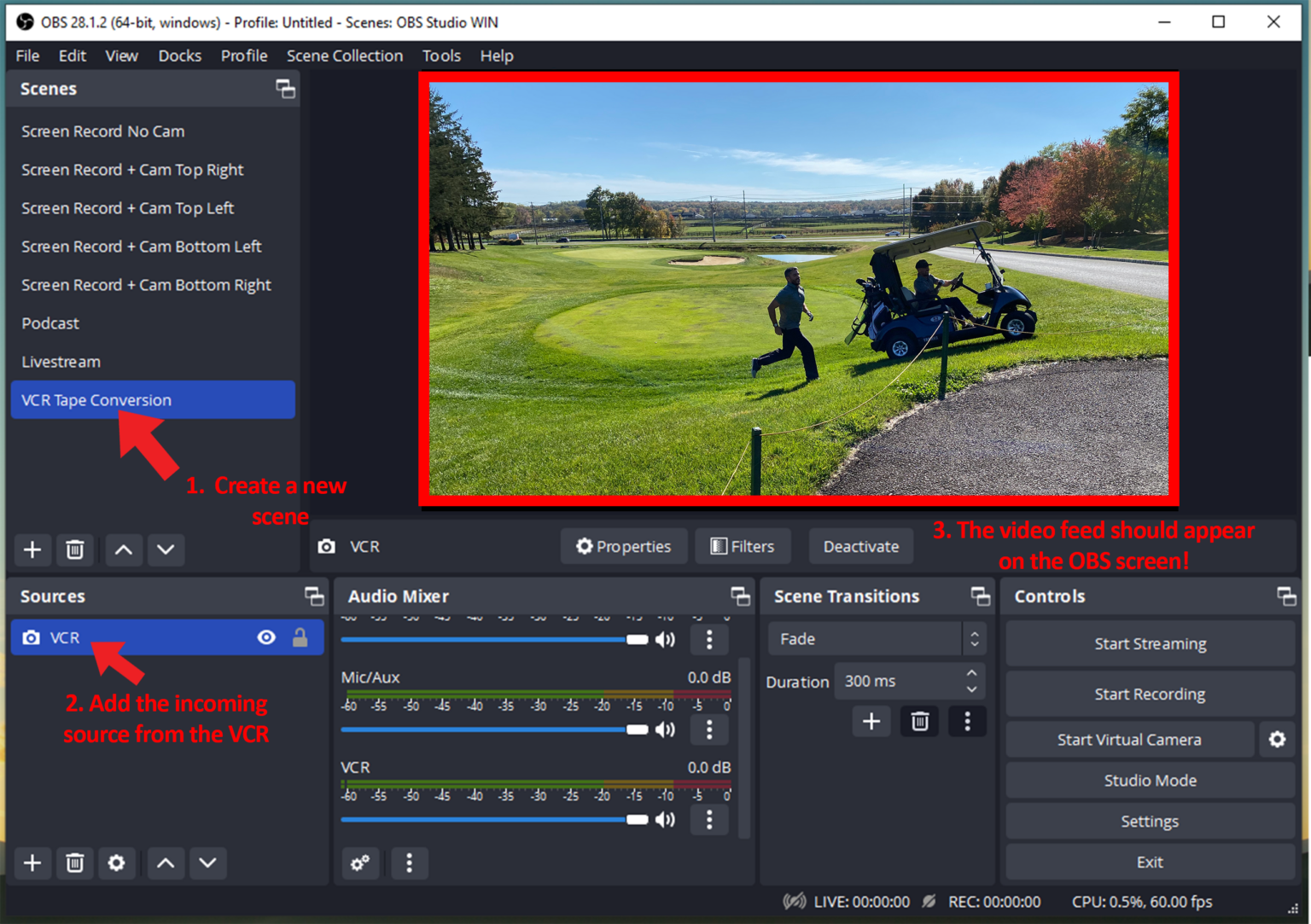 Digitizing VHS Tapes Using Open Broadcast Software (OBS) – News